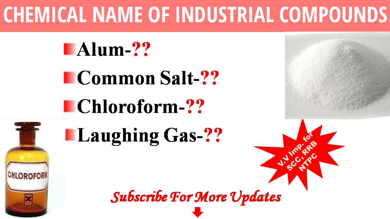 Chemistry/Chemical Compounds/Common names of chemicals - YouTube