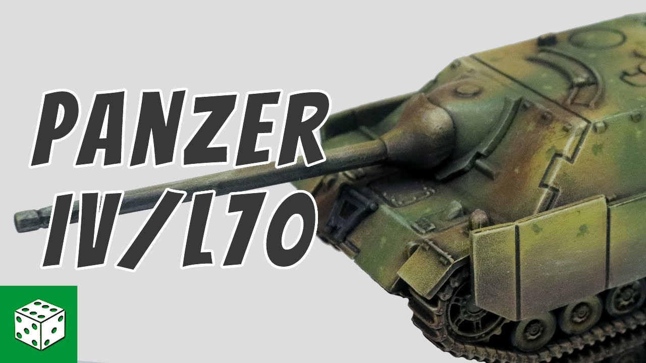 How To Paint A Panzer IV/L70: Flames of War Painting Tutorial - YouTube