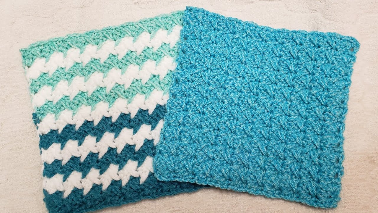 How to Crochet EASY Spiked Sedge Stitch | 1 Row Repeat Stitch Tutorial ...