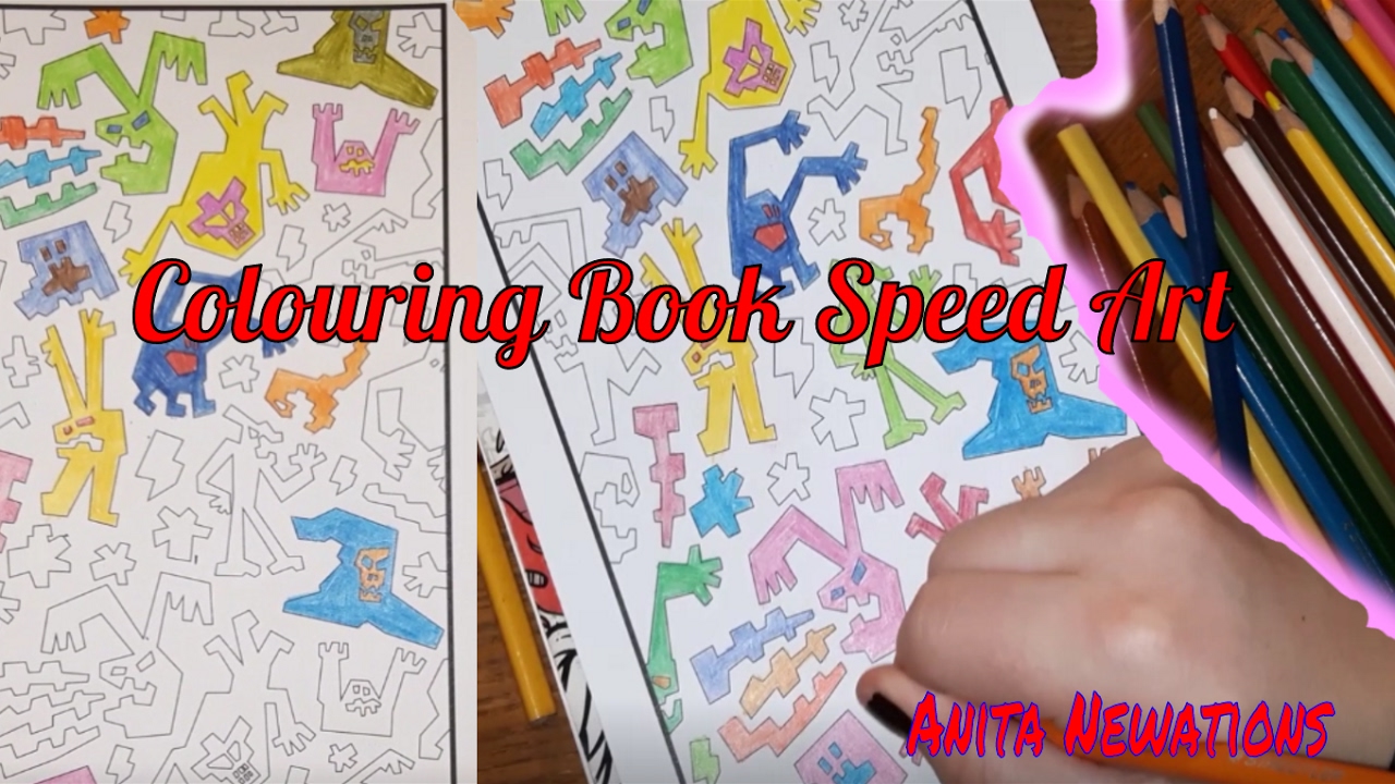 Colouring Page Speed Art - YouTube