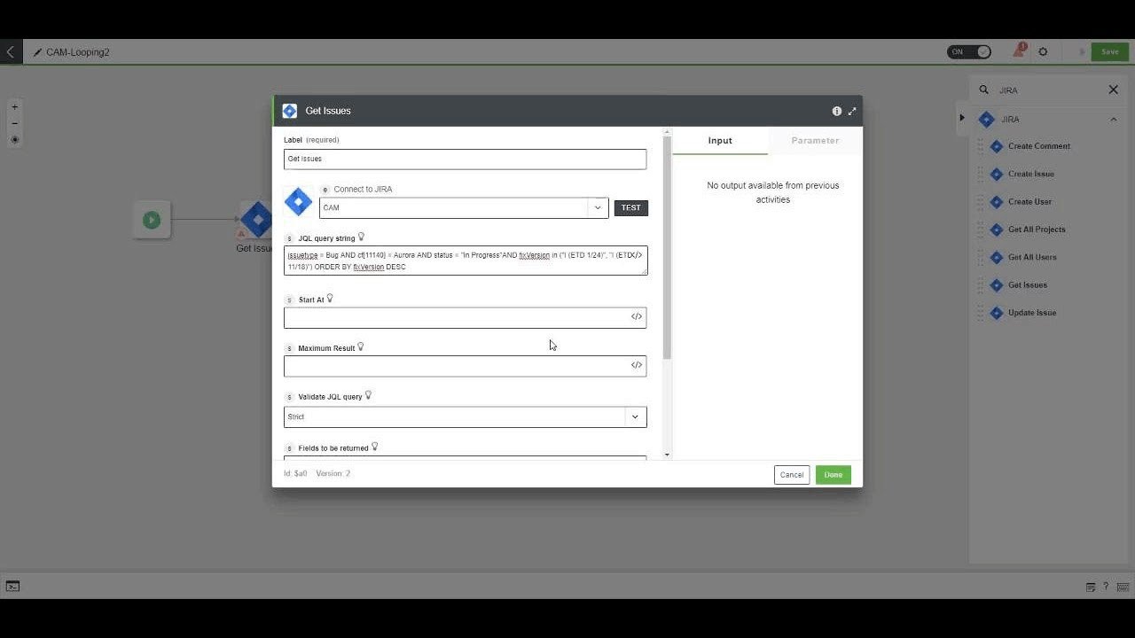 ThingWorx Flow Loop Action - YouTube