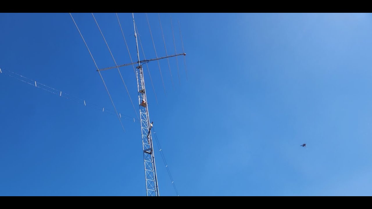Novo Setup Antenas PY2SR - Torre 18m - LogPeriodoc 10 ate 20m GP9 Comet ...