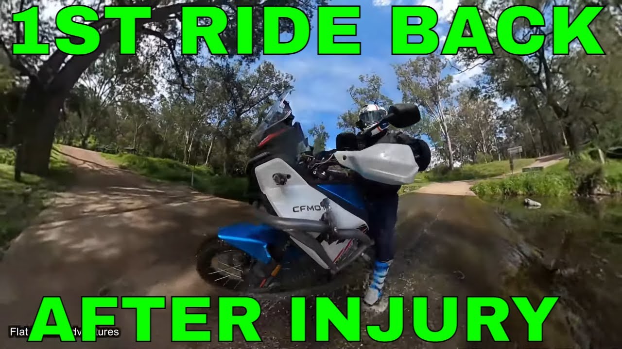 1ST RIDE AFTER CRASH 450MT - YouTube