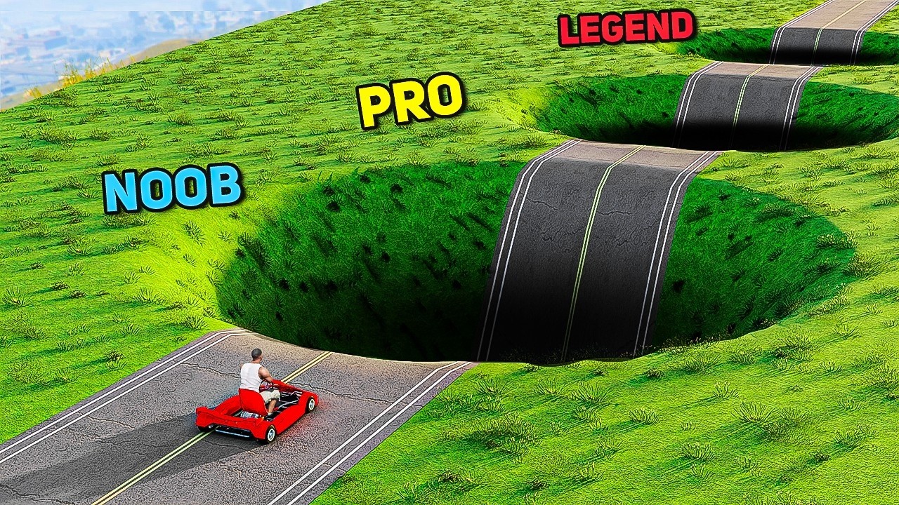Go Karts vs pot holes in GTA 5 - YouTube