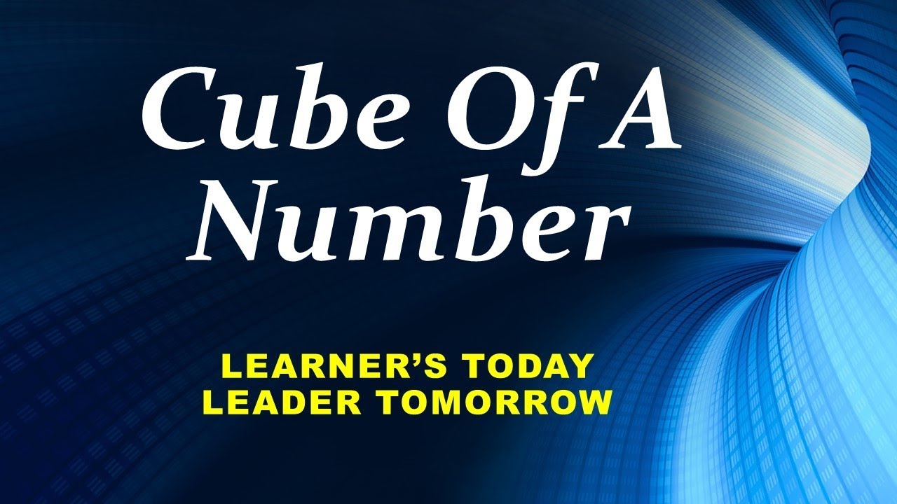 Cube Of A Number Shortcut Tricks To Find Cube Of A Number YouTube Cube Of A Number Shortcut Tricks To Find Cube Of A Number YouTube