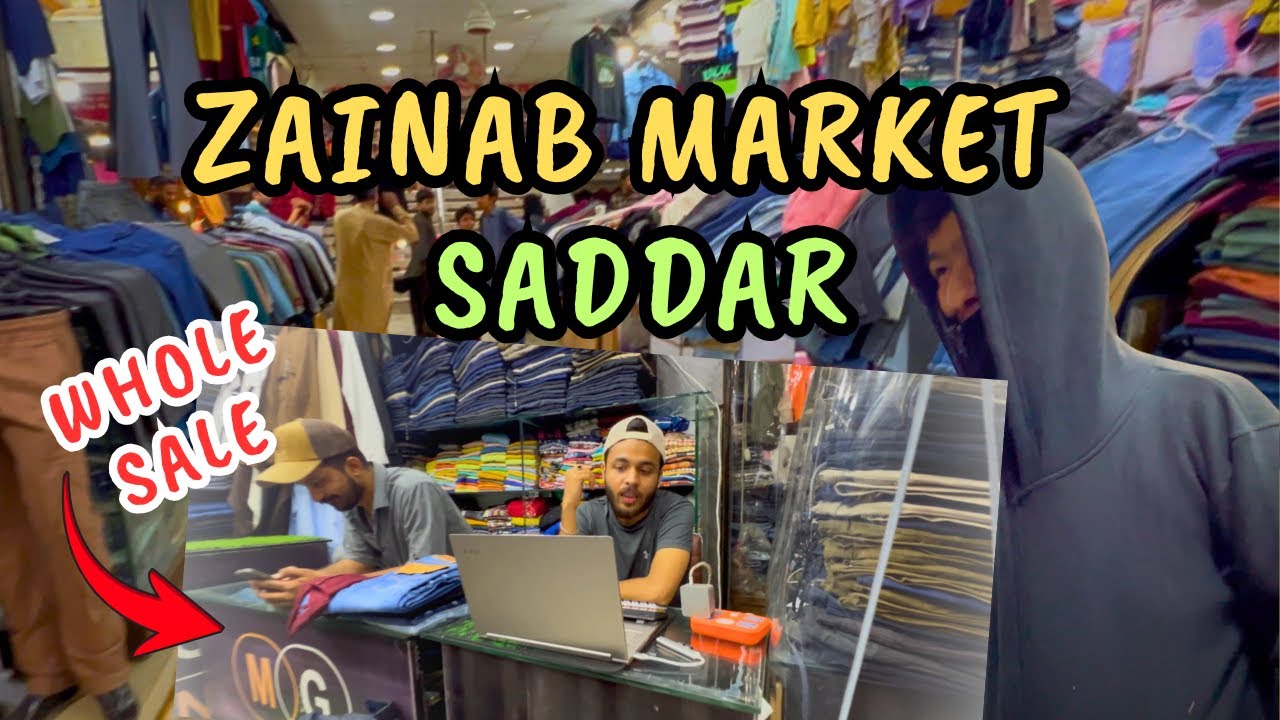 zainab market | victoria center saddar | whole sale market | winter ...