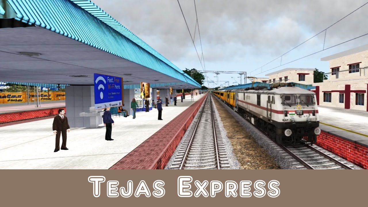 22672 Madurai to Chennai Egmore | Tejas Express | Train Simulator ...