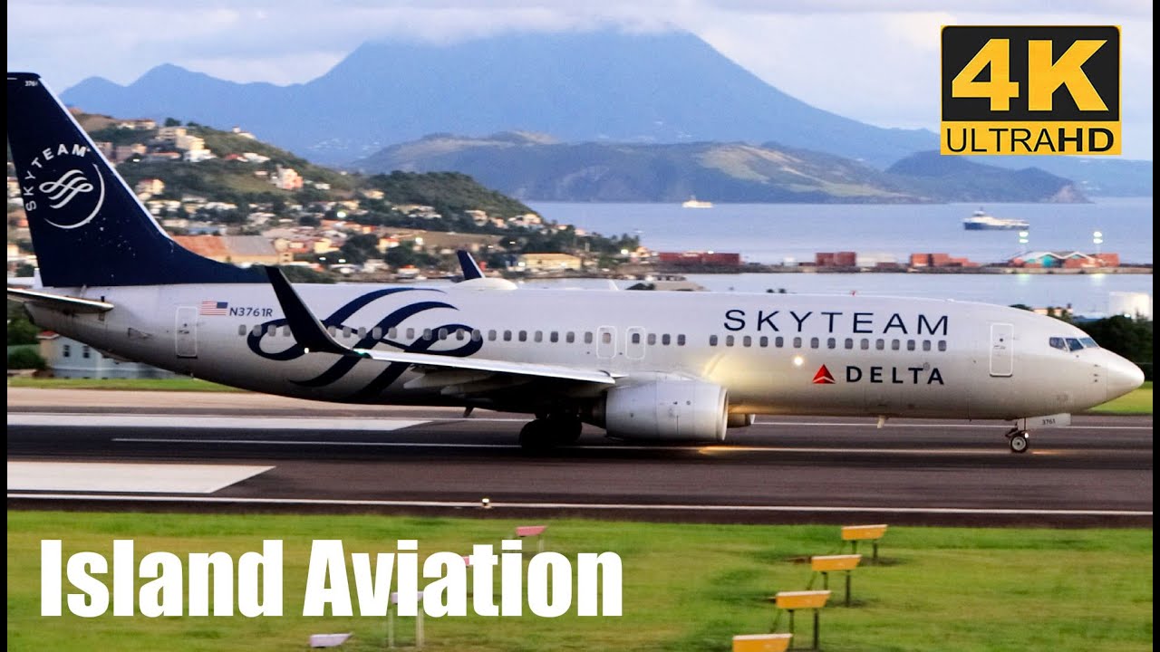 Delta Air Lines (SkyTeam Livery) / Boeing 737-832 / Departing St. Kitts ...