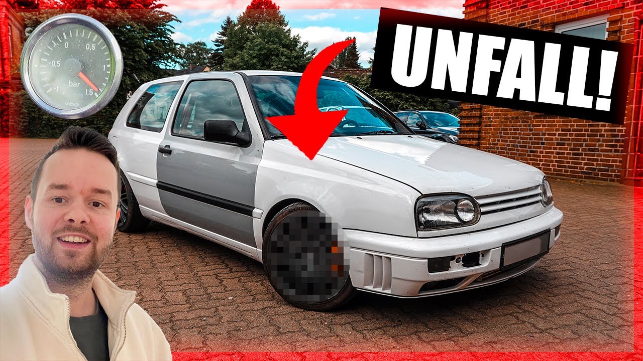 MEHR Ladedruck! 1,5 BAR im VR6 Turbo + UNFALL (Rip Felge) - YouTube