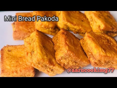 नाश्ते में बनाए मिनी ब्रेड पकोड़ा/mini Bread Pakoda recipe Aarucooking ...