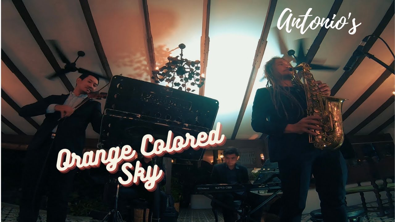 ORANGE COLORED SKY - SAX & VIOLIN - YouTube