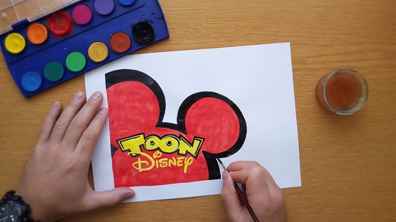 TOON Disney logo - painting - YouTube