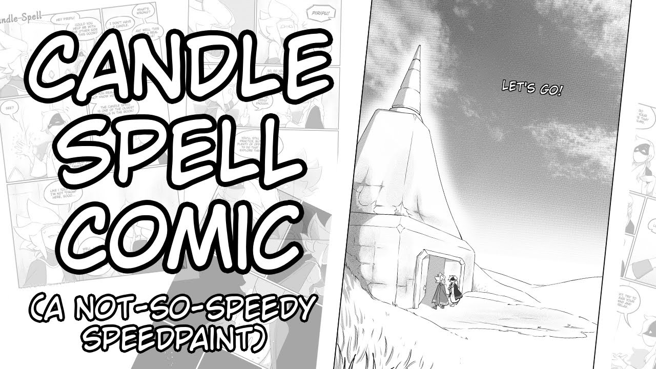 Candle Spell Comic (Not-So-Speedpaint) - YouTube