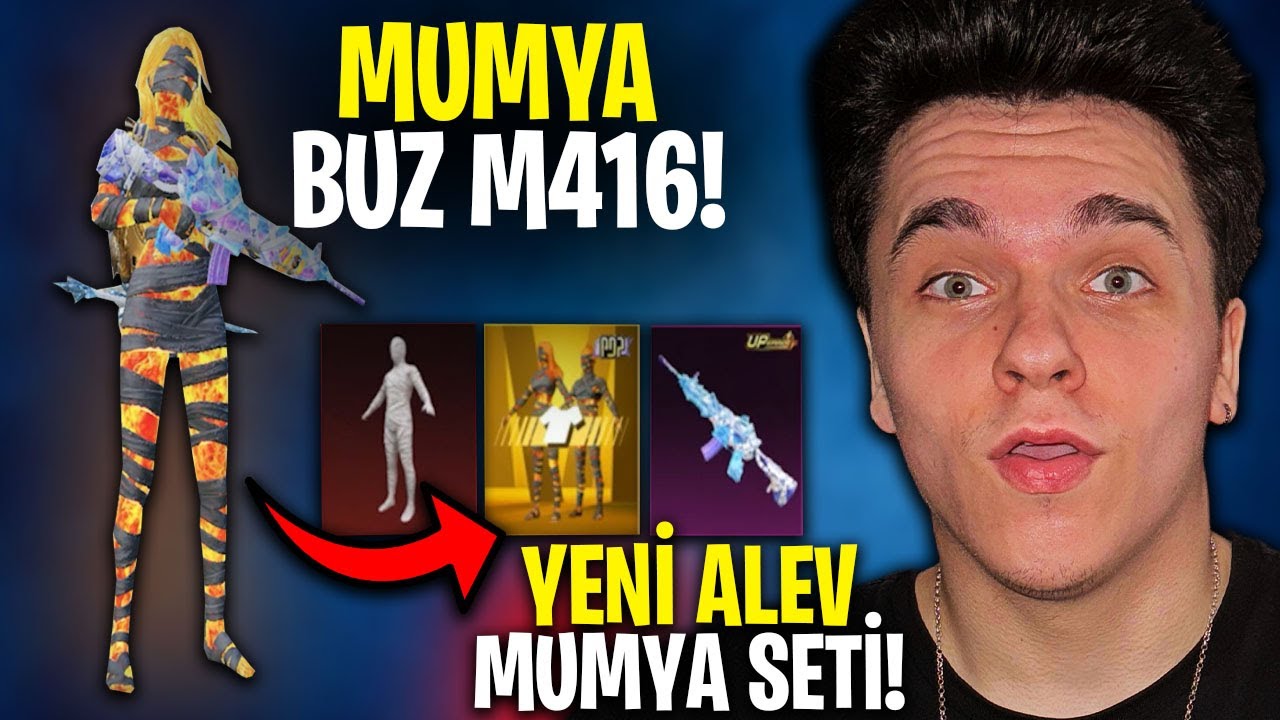 35.000 UC 😱 ALEV MUMYA VE BUZ MUMYA M416 ÇIKARTIP FULLEDİM! l PUBG ...