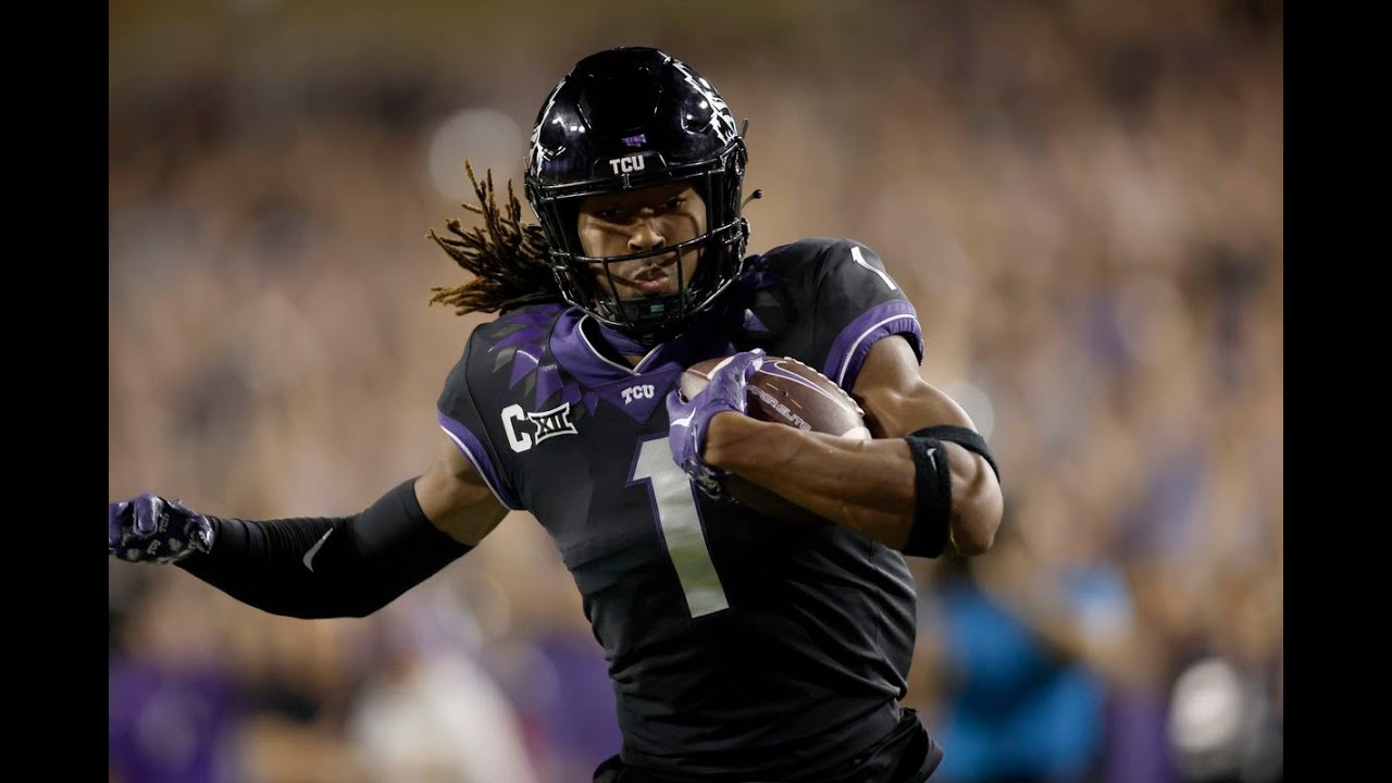 Quentin Johnston TCU Highlights - YouTube