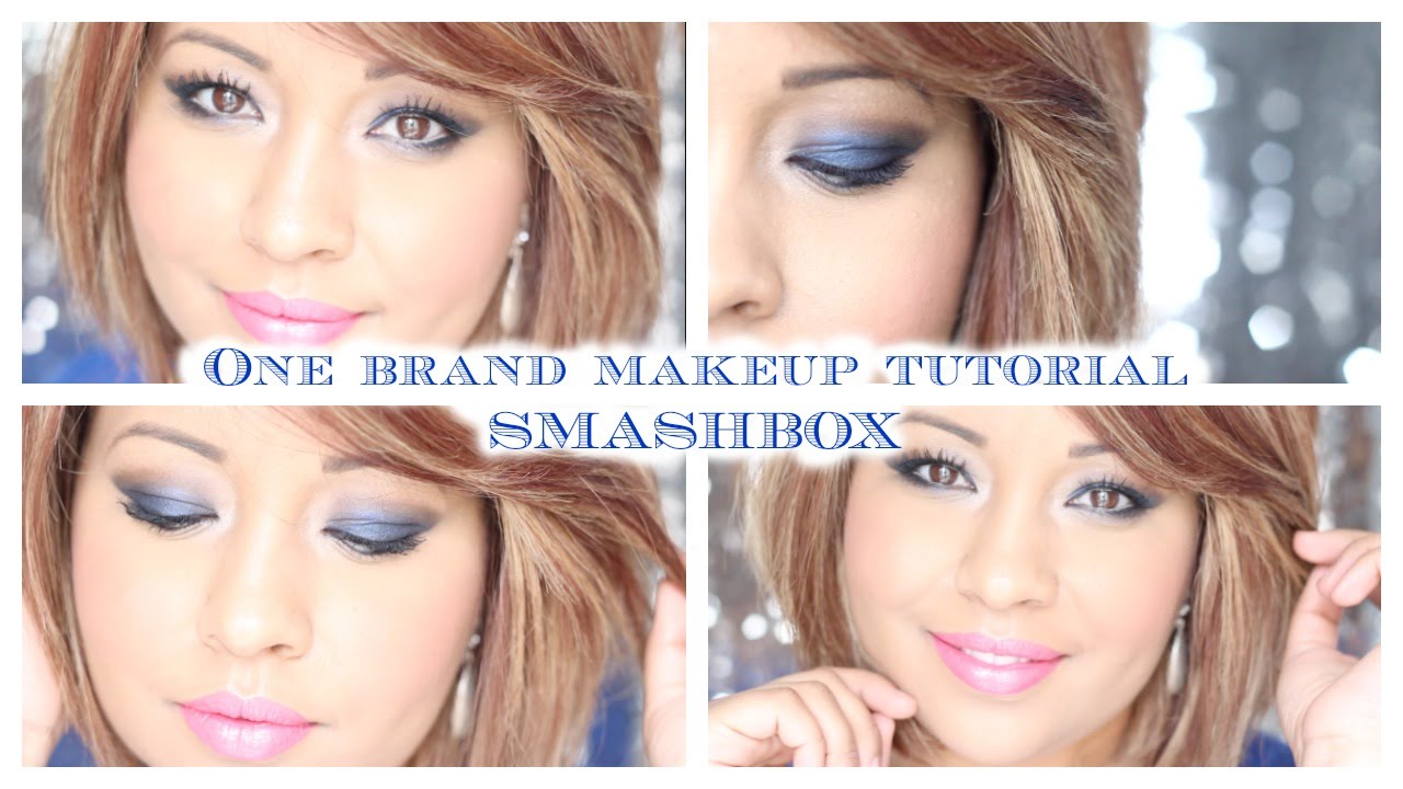 One brand makeup tutorial with smash box / total look Smashbox - YouTube