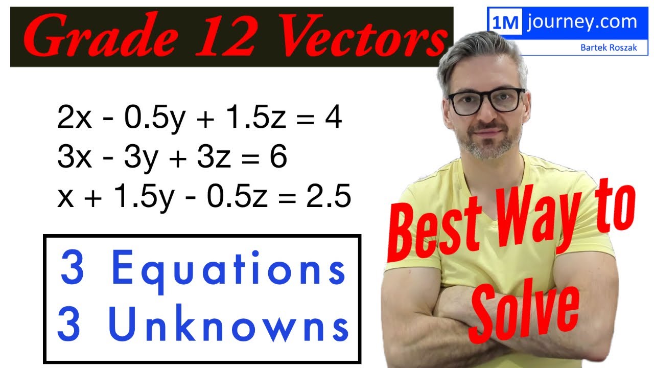 Grade 12 Vectors - Intersection of 3 Planes (Part 2 - Examples) - YouTube
