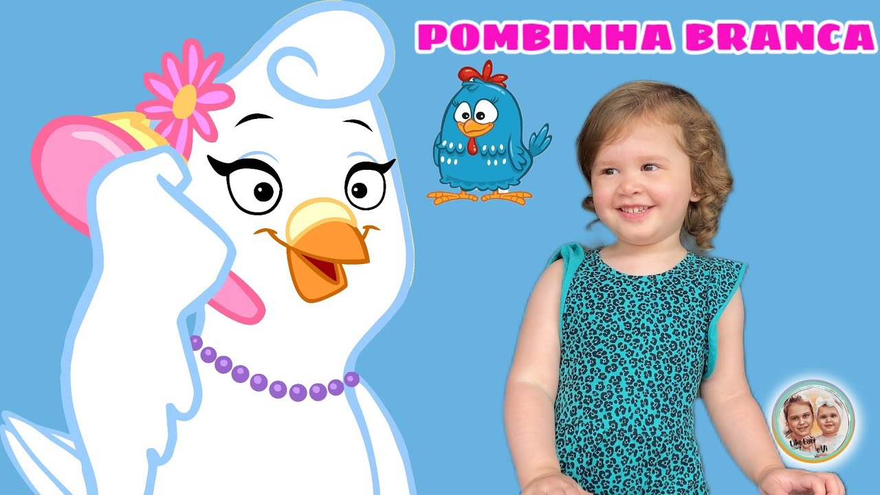 POMBINHA BRANCA - Música Infantil - Galinha Pintadinha | Like Lari e Vi ...
