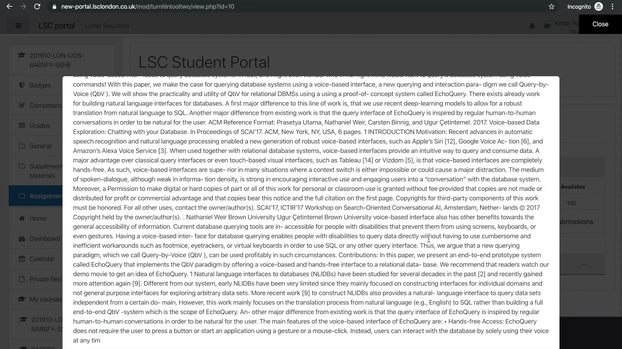 Student Assignment Submission - LSC Group of Colleges - YouTube