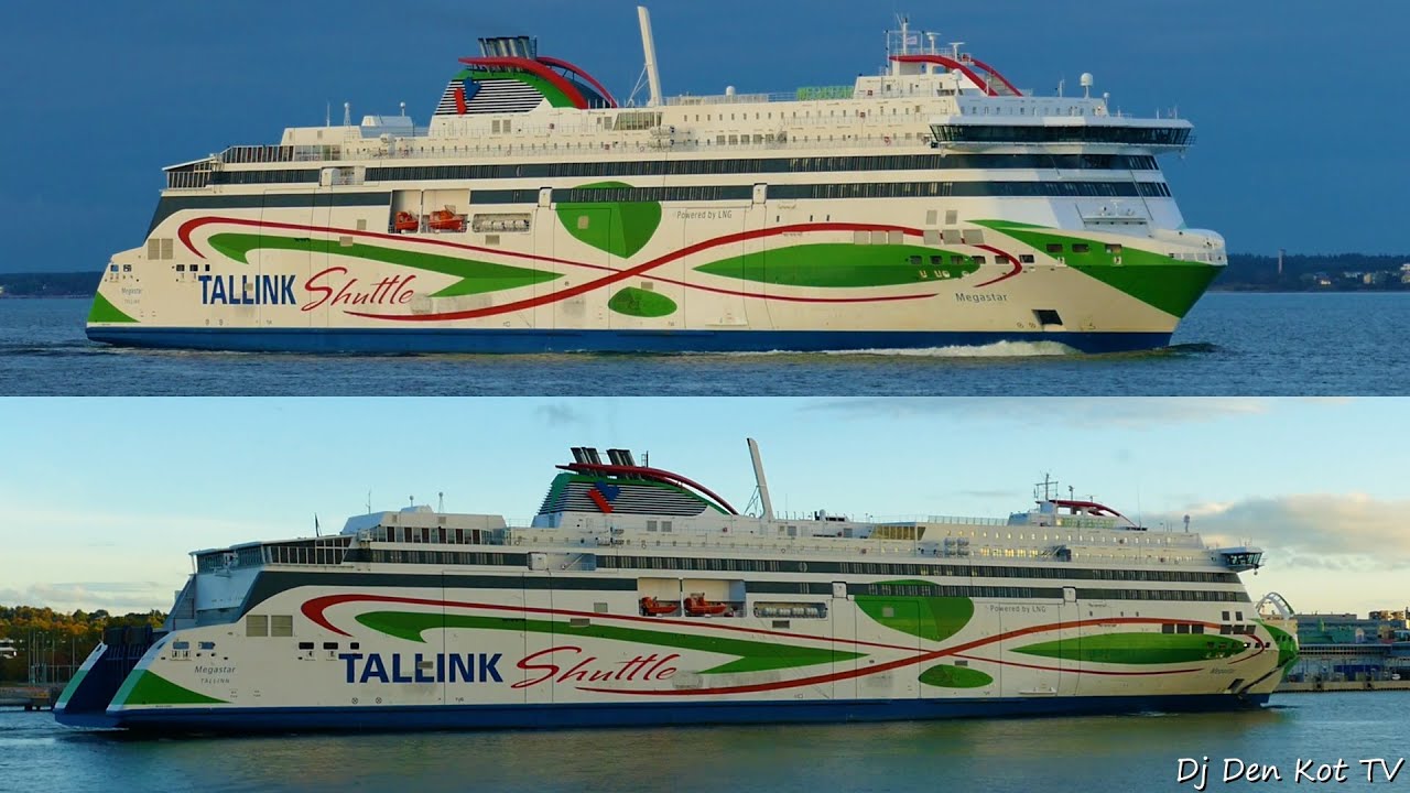 Tallink M/S Megastar Arriving Tallinn (Estonia) - YouTube