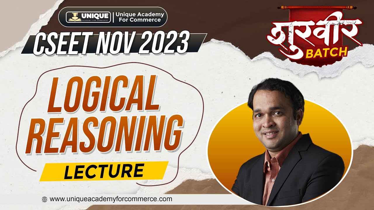 Free Cseet Online Classes Logical Reasoning Nov Cseet Lecture 24 Cma Pushkraj Sir