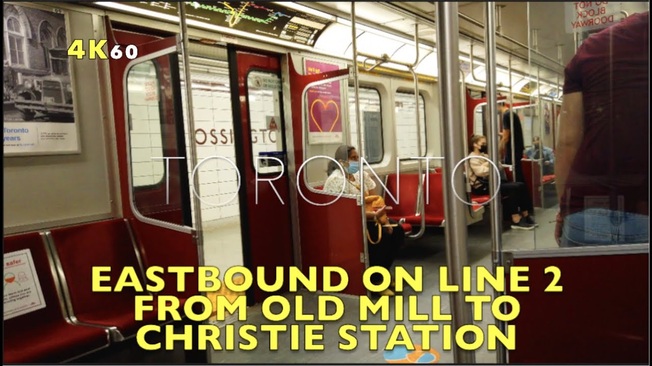 Toronto Subway Ride - Line 2 From Old Mill Station Eastbound To ...