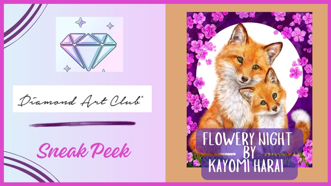 Sneak Peek of “Flowery Night” by Kayomi Harai and Diamond Art Club ...