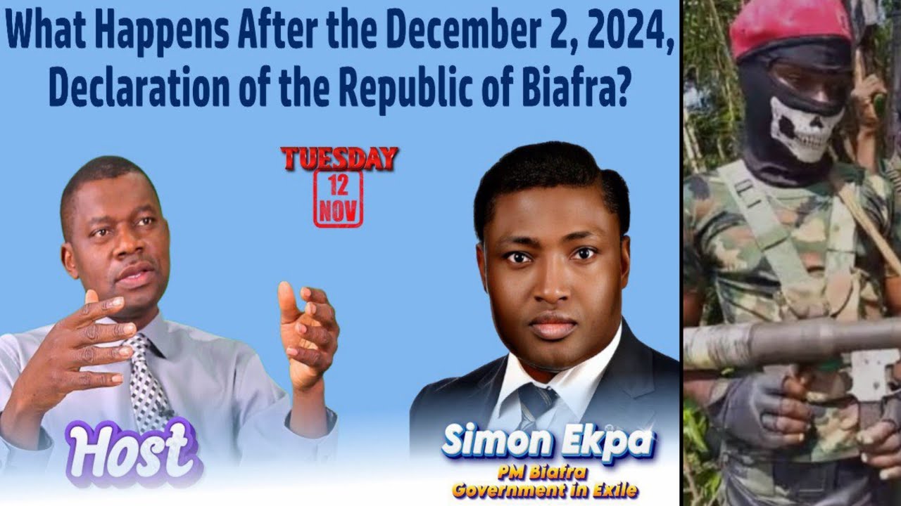 Biafra Pm Simon Ekpa have said what you should do if You get arrested by NG - YouTube
