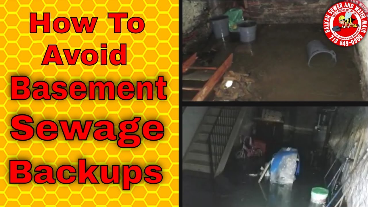 Avoid Basement Sewage Cleanup: Install A Sewer Valve - YouTube