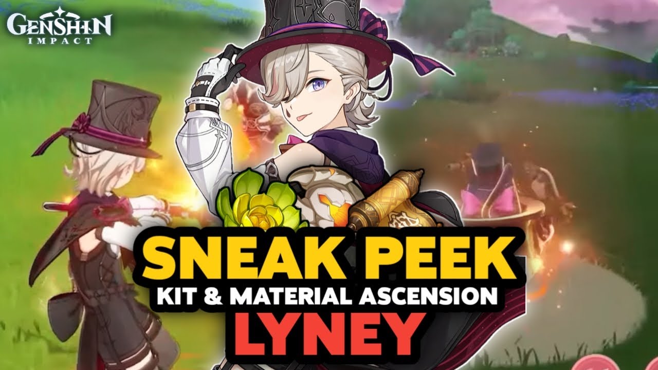 Sneak Peek Kit & Material Ascension Lyney - Genshin Impact Indonesia ...