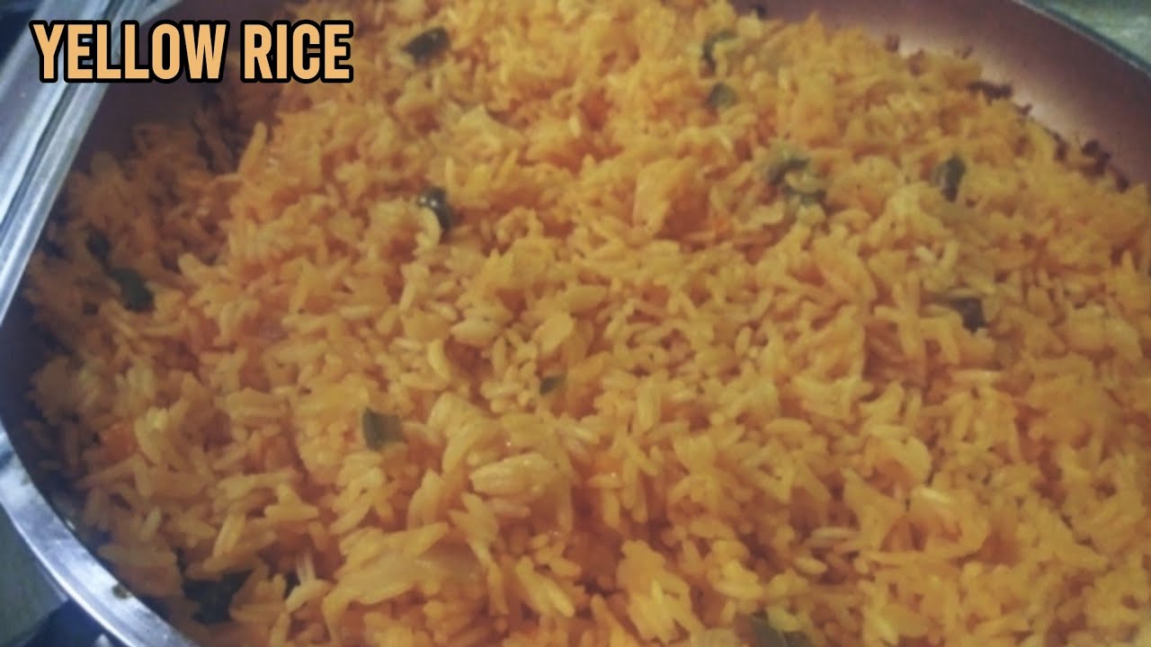 Fried Yellow Rice and Air Fried Roasted Chicken ||🍗|| - YouTube
