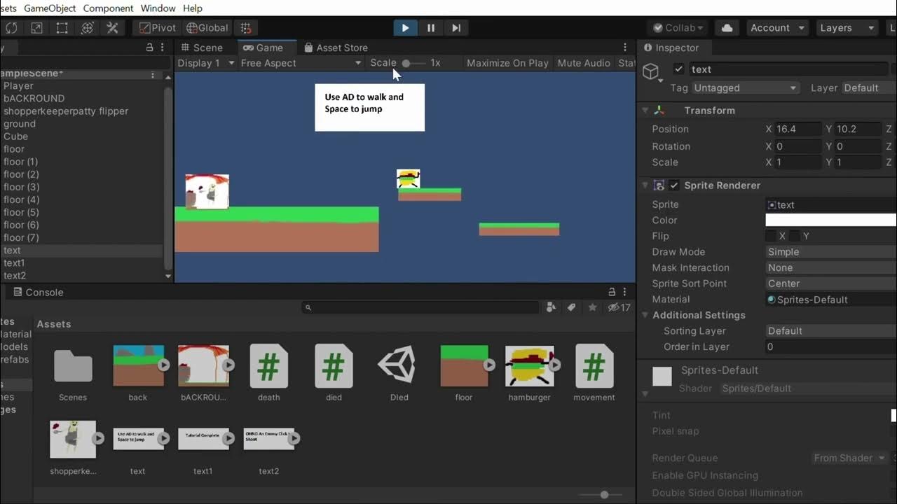 First Looks at my Gamedev Project - YouTube