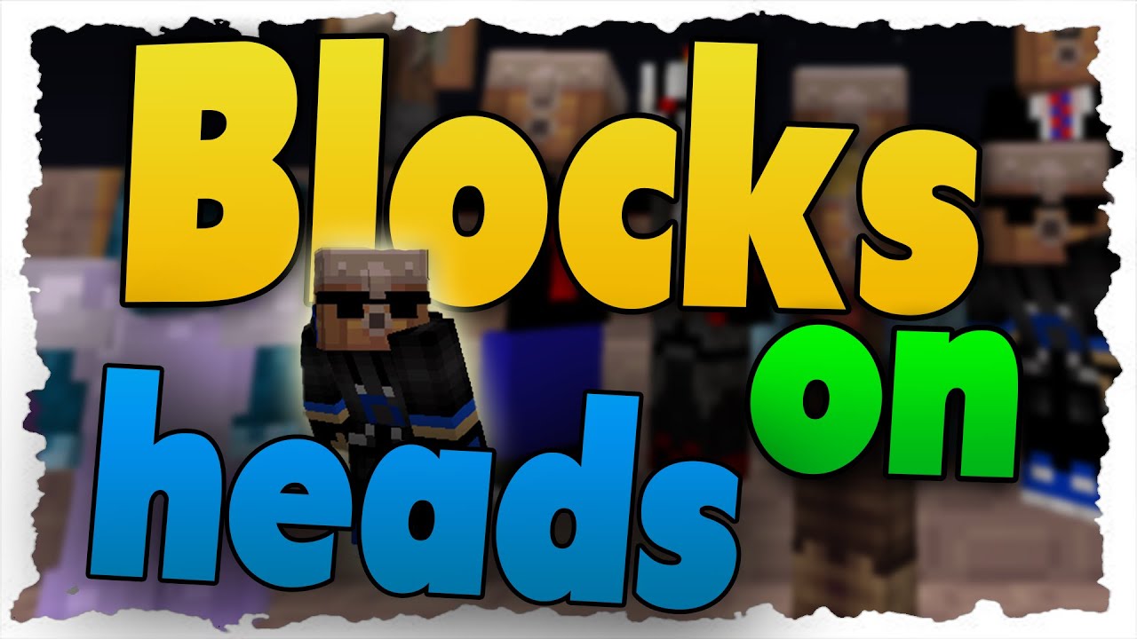 Blocks on your head in MINECRAFT?! english tutorial - YouTube