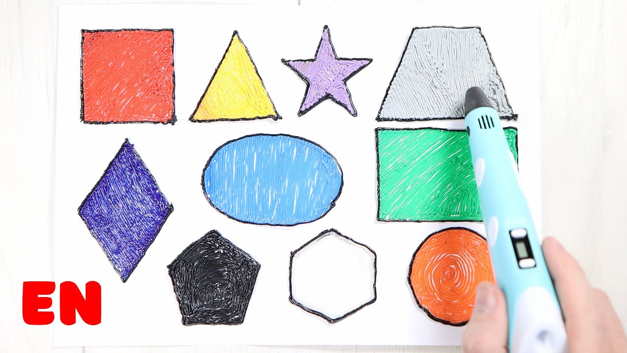 Studying Of The Figures Making The Figures With A 3D Pen And Also Studying Of The Figures Making The Figures With A 3D Pen And Also