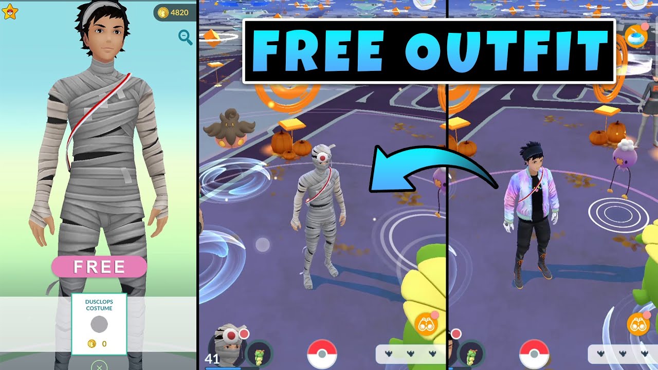 Unlock DUSCLOPS Costume Set Free in Pokemon Go | Pokemon Go New Trick ...
