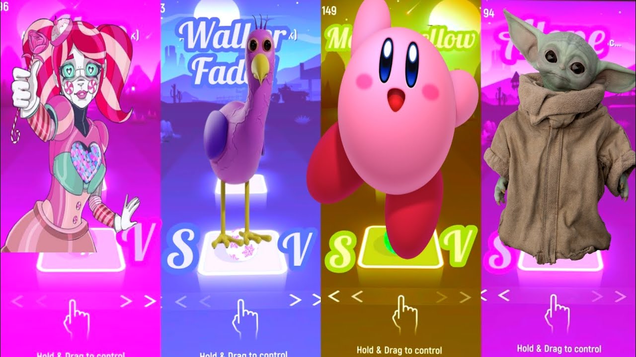 Kandyland🆚Opila_Bird-🆚kirby🆚Baby_Yoda🍉Who is best? - YouTube