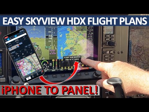 Easy Skyview HDX Flight Plans | iPhone to Panel | ForeFlight Works ...
