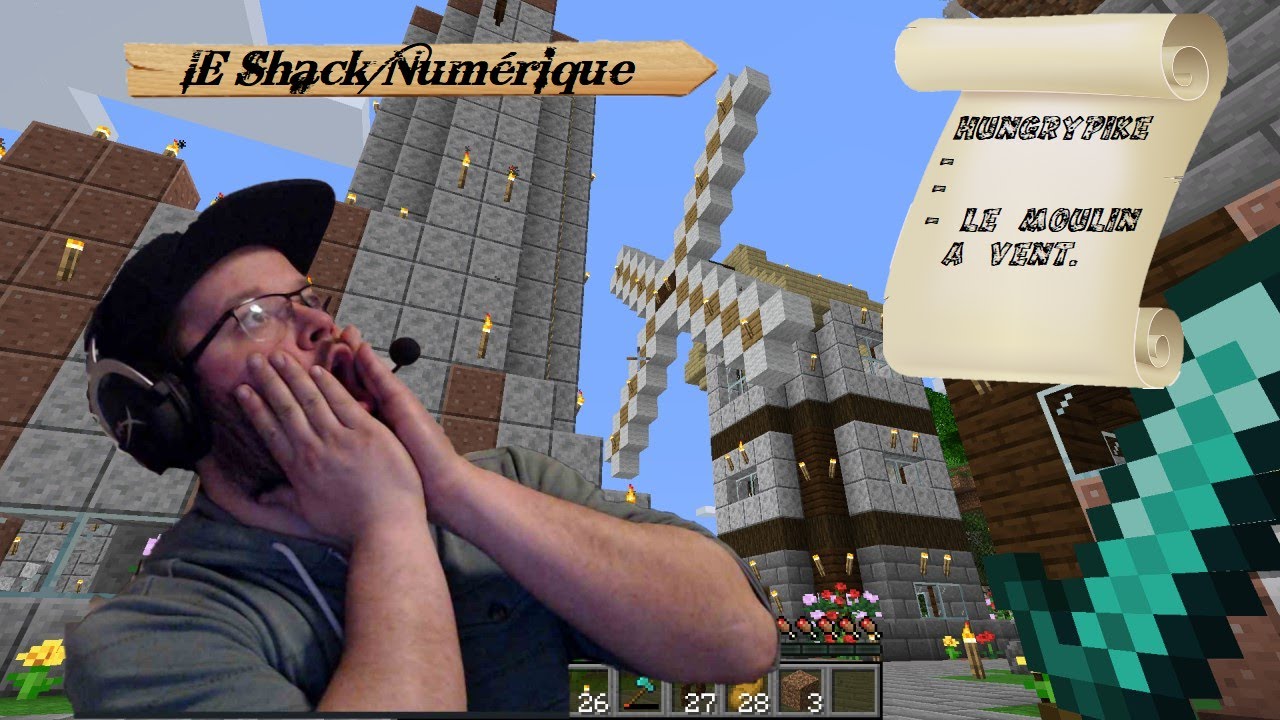 MineCraft ! ¤ ÉPISODE #6 : Le moulin à vent ! - YouTube