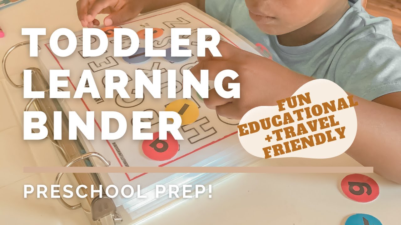 Toddler Learning Folder(Preschool Prep)| Fun & Educational Activities ...