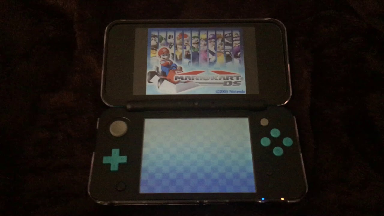 Me starting up Mario Kart DS on my New 2DS XL - YouTube