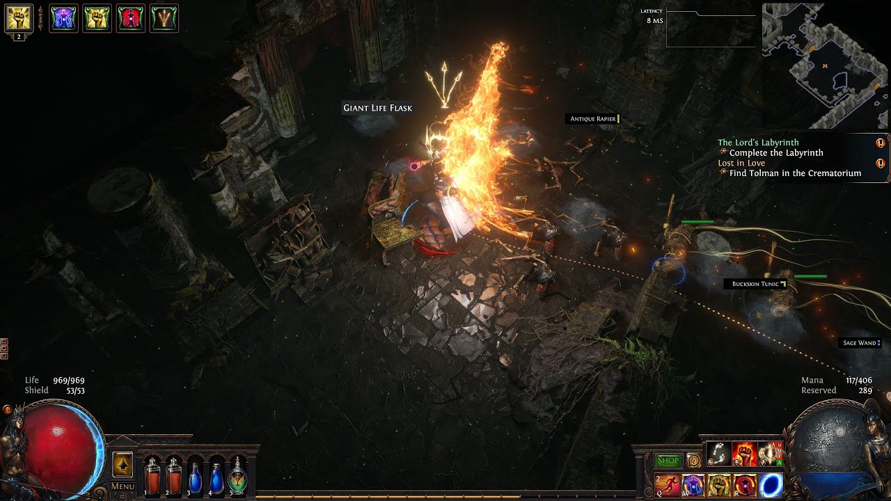 Leveling New Templar Character Pt.2 Path of Exile Gameplay | Livestream ...