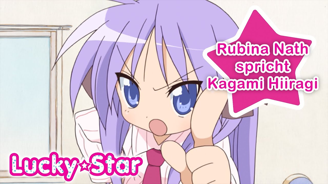 LUCKY☆STAR - Synchronclip #2: Rubina Nath spricht Kagami Hiiragi - YouTube