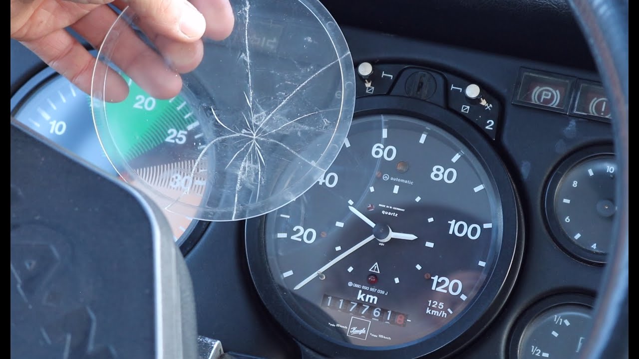 Making a new speedometer lens for my truck - YouTube