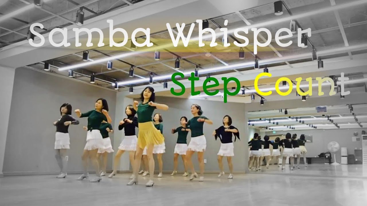 Samba Whisper Linedance Step Count - YouTube