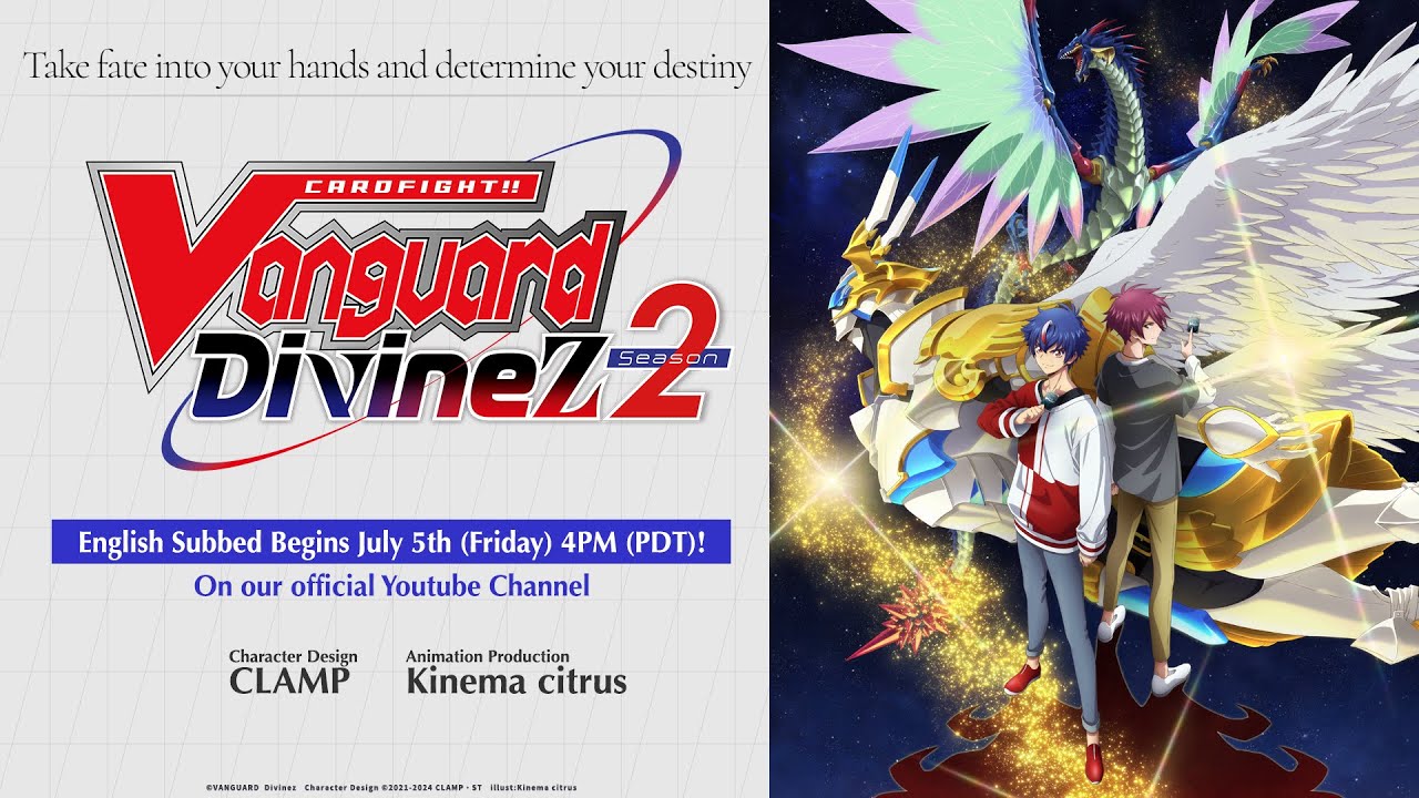【PV】TV Animation "CARDFIGHT!! VANGUARD Divinez" Season 2 - YouTube