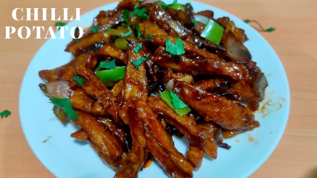 Chilli Potato Recipe. How to make Potato Chilli. - YouTube