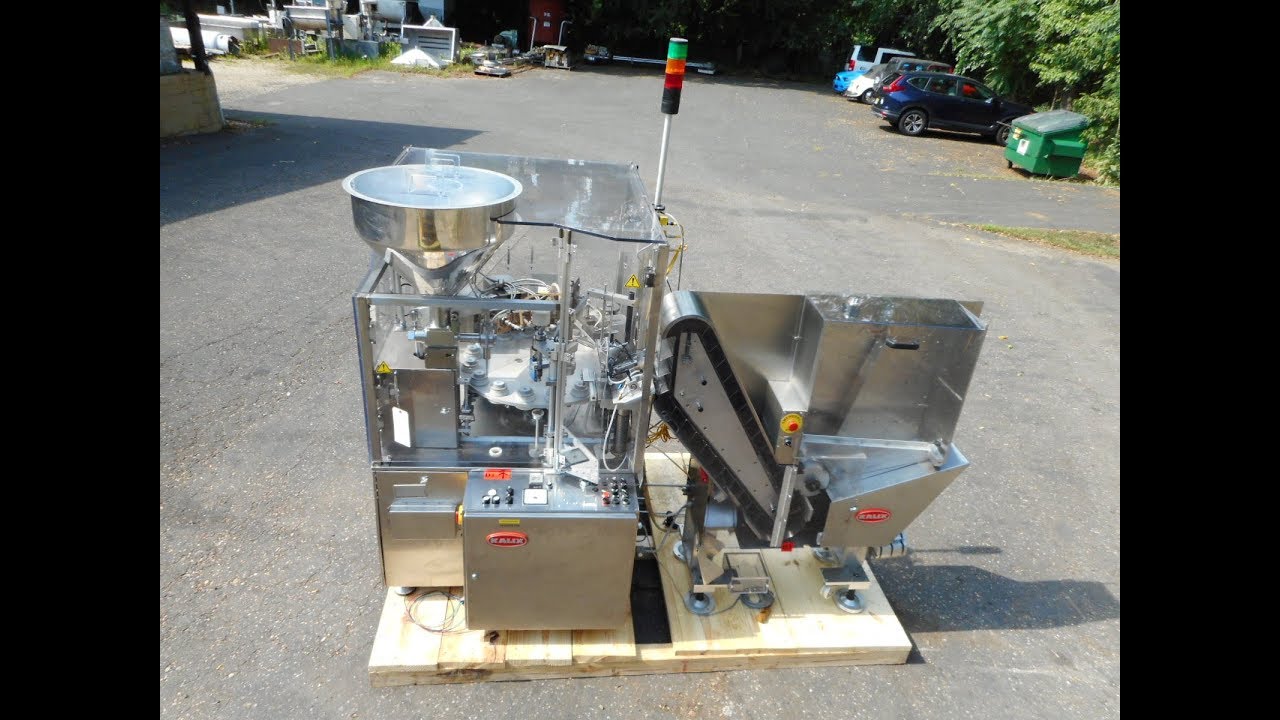 Kalix KX 100 B automatic tube filler - YouTube