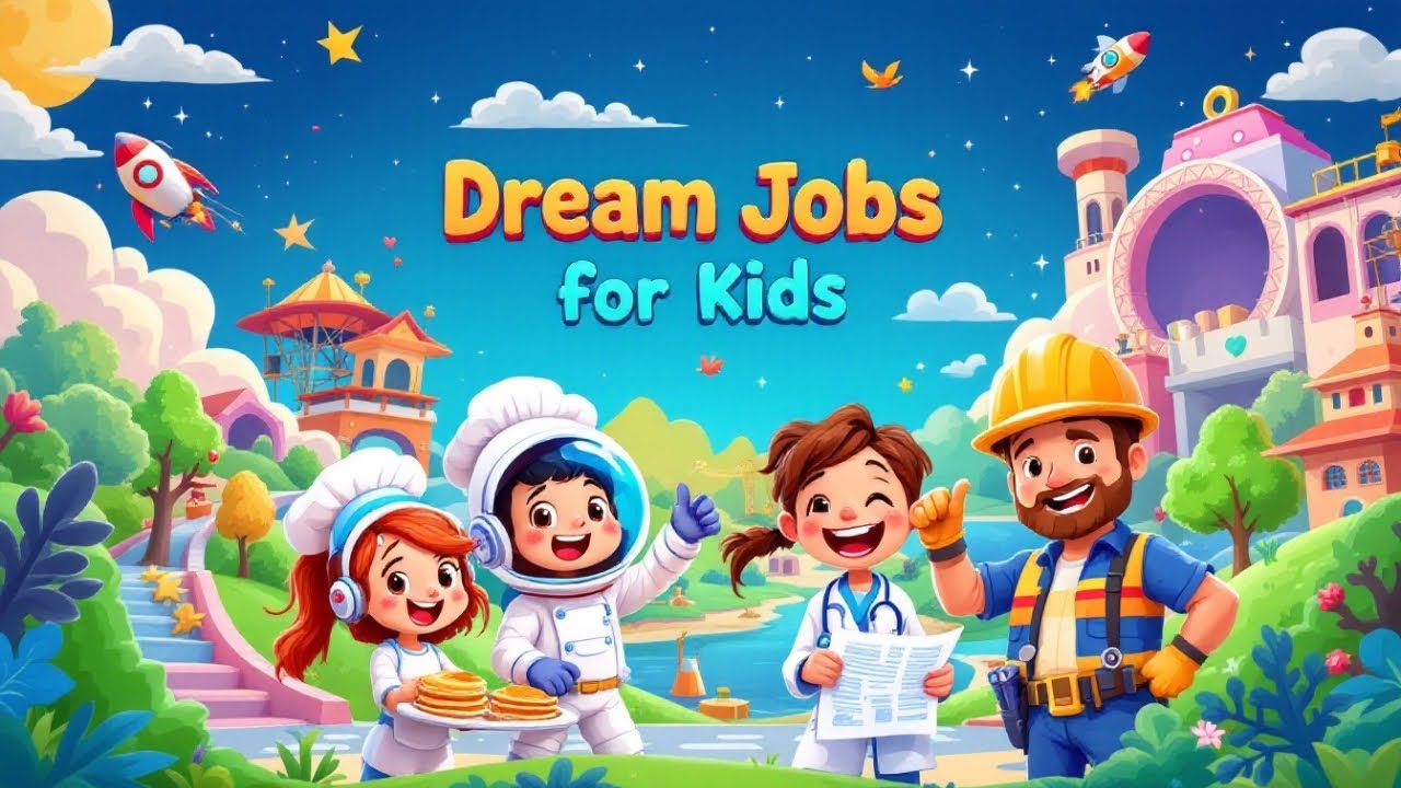 Fun Jobs Kids Can Dream About: Learn 15 Amazing Careers! 👨‍🚀 - YouTube
