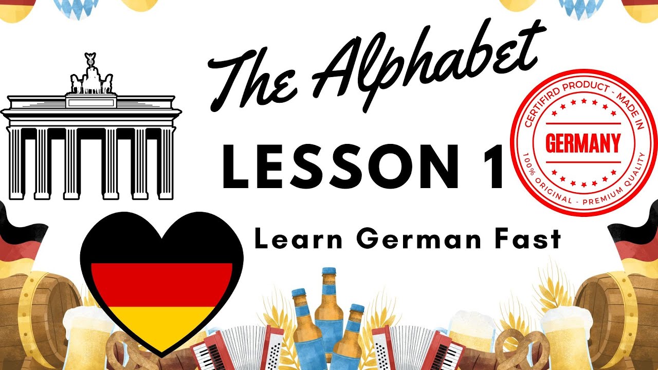 Learn German - Lesson 1 - The Alphabet - YouTube