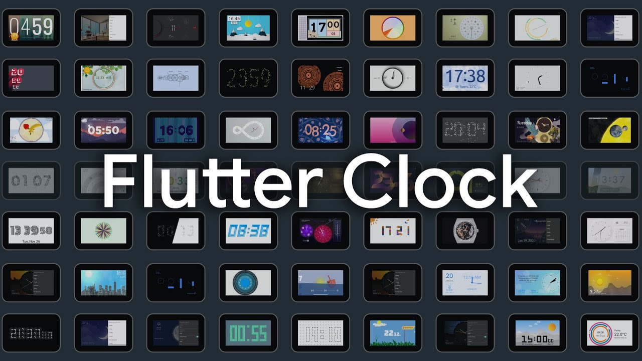 Flutter Clock Highlight Reel Youtube